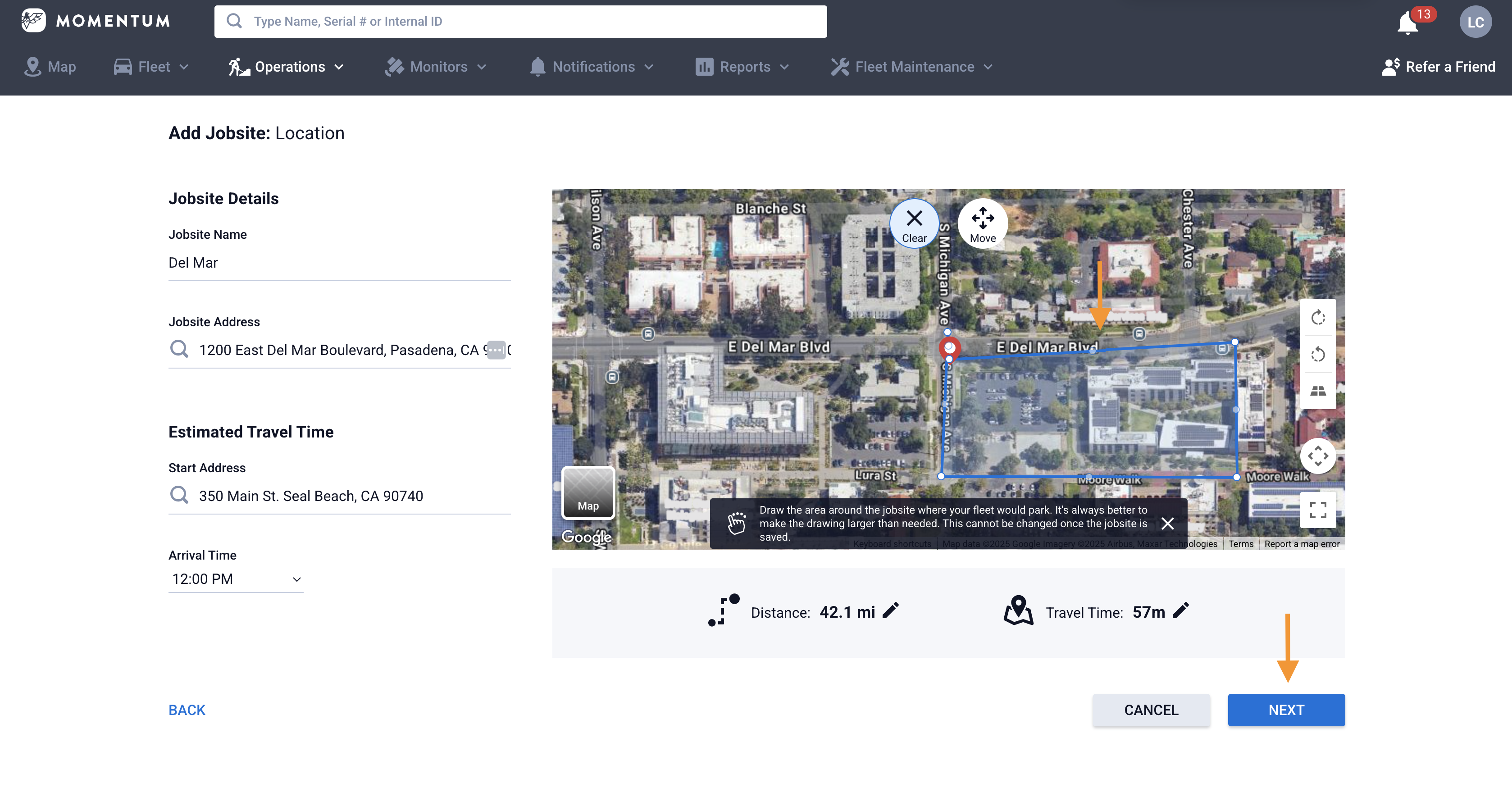 How to set up your first Jobsite – Momentum IoT