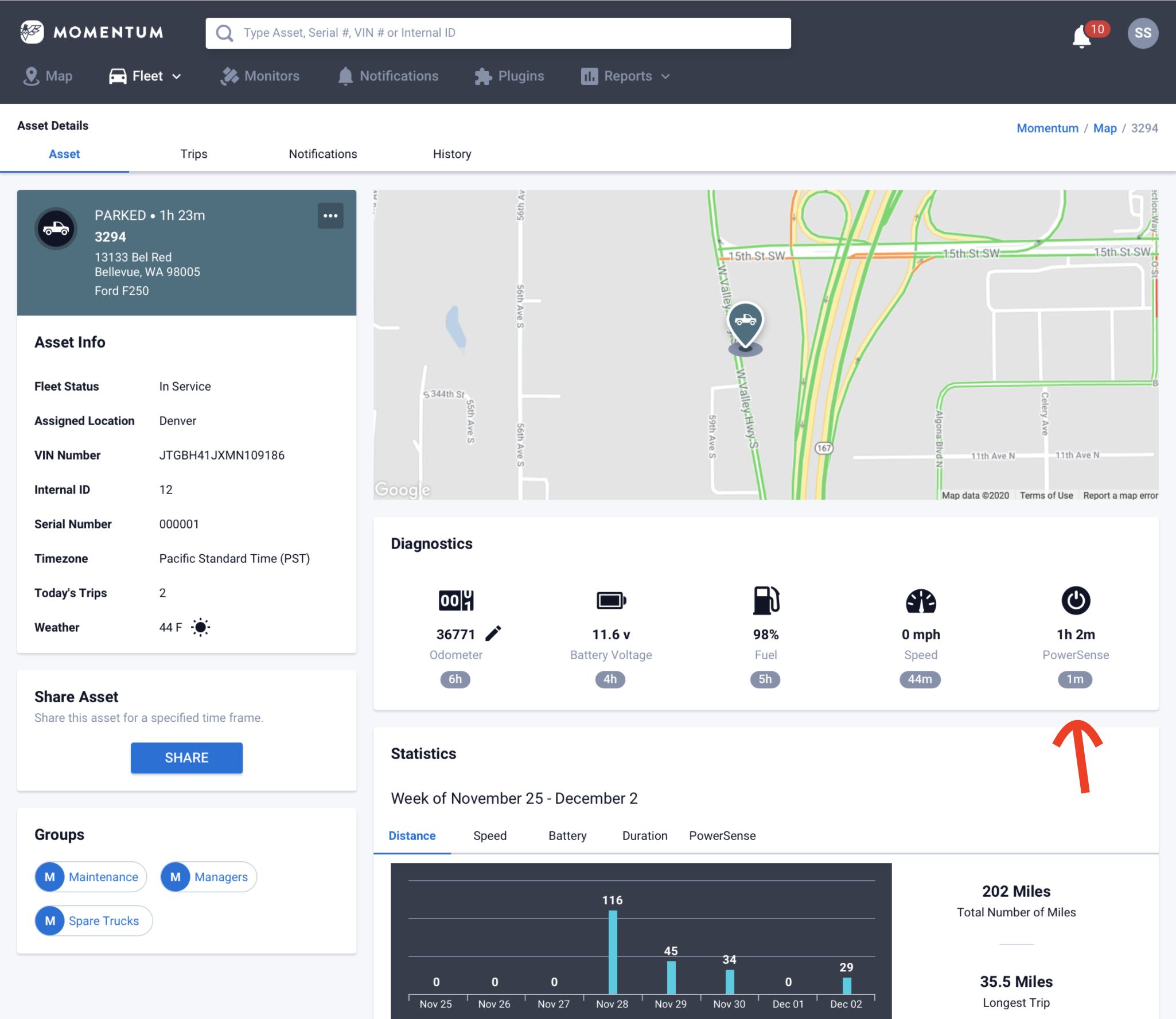 How can I view my PowerSense Status? – Momentum IoT